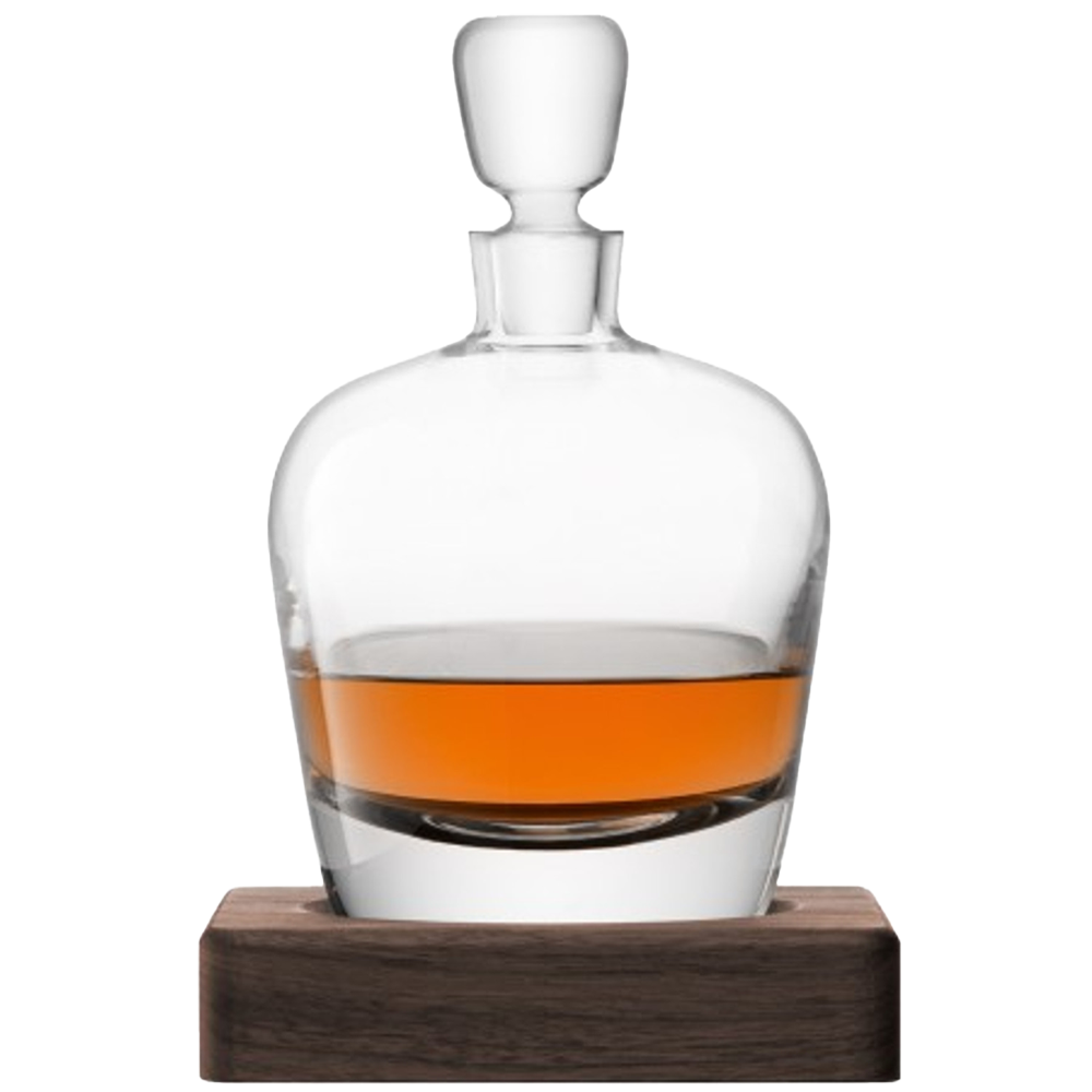 LSA Whisky Arran Decanter on Walnut Base – Handcrafted Design – The ...